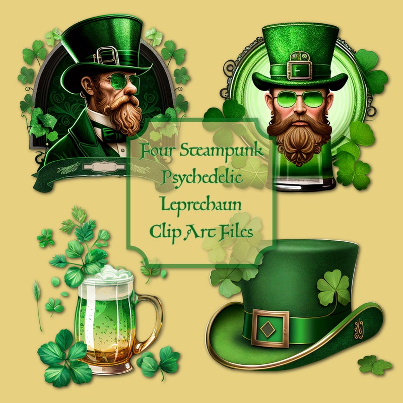 Leprechaun Clip Art - Etsy