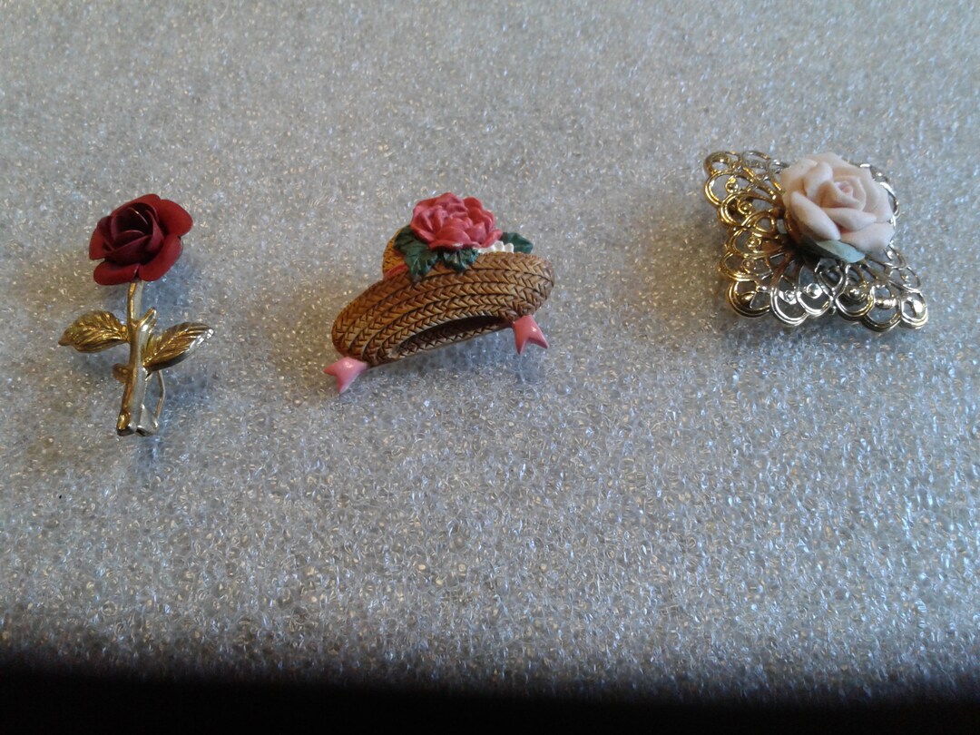 Des broches fleuries ! Vendu séparément ! Nouveau style ! - Etsy France