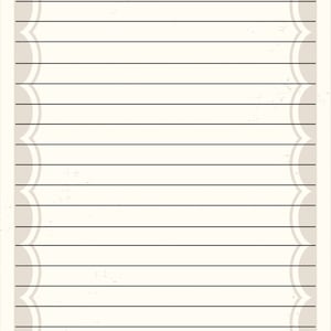 Simple and Decorative Lined Papers for Instant Download - Etsy