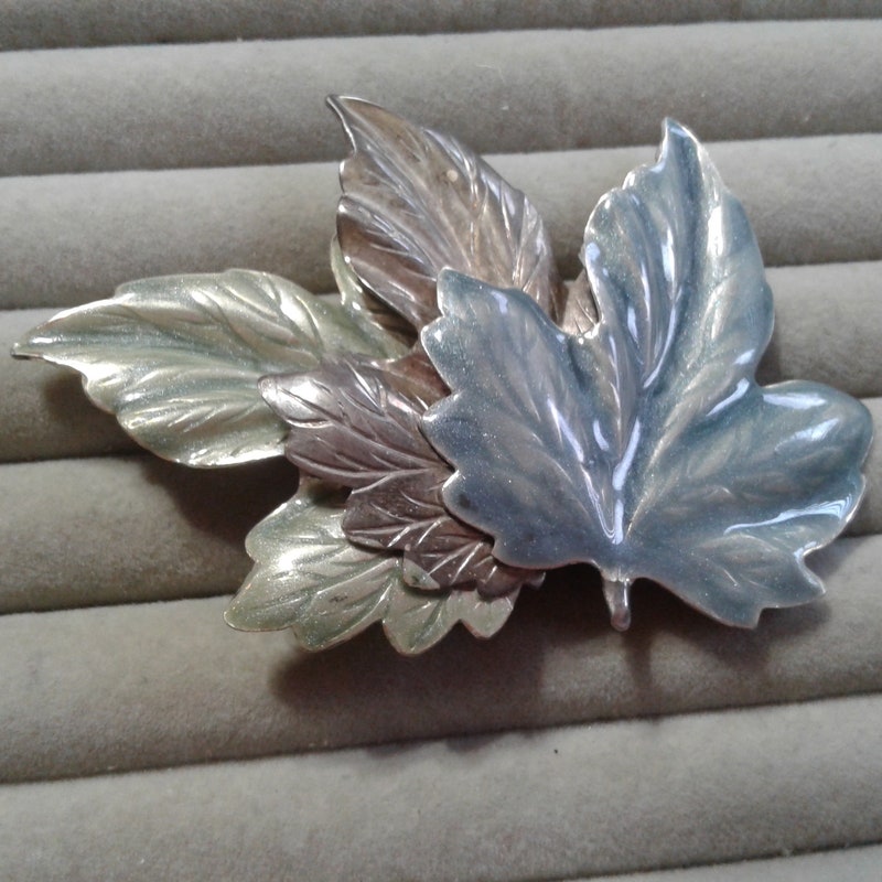 Autumn Leaf Brooch - Etsy