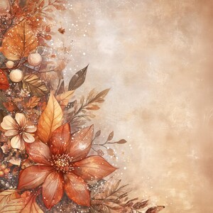 Late Autumn Themed Lined and Unlined Writing Papers, Two Designs - Etsy