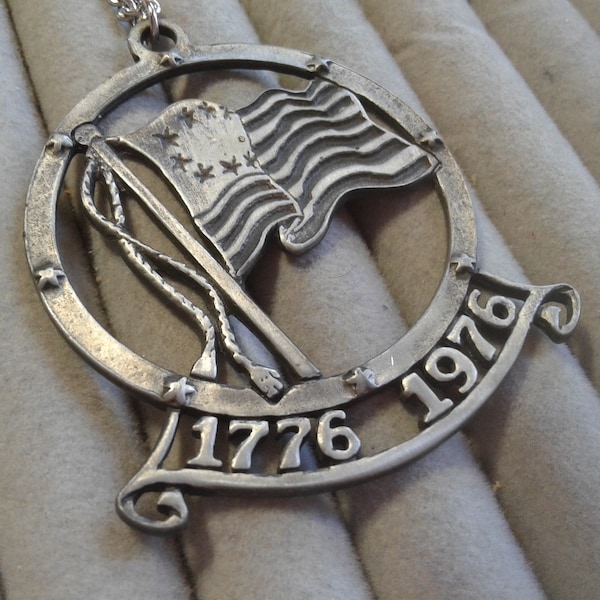 1776 1976 Necklace - Etsy