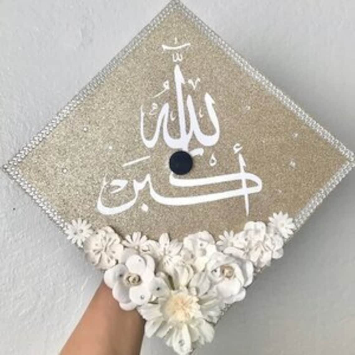 Arabic Calligraphy Custom Graduation Cap Topper Senior Class - Etsy