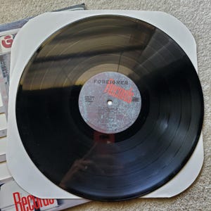 Vinyl Foreigner Records Lp 1982 Original VG/VG W/ Die-cut Gatefold ...