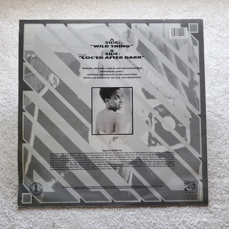 Vinyl Tone Loc 12 Single Wild Thing 1988 1st - Etsy
