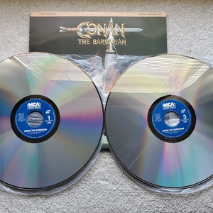 Laserdisc Conan the Barbarian 1983 Pan & Scan VG/VG 1980s Fantasy, Sci ...