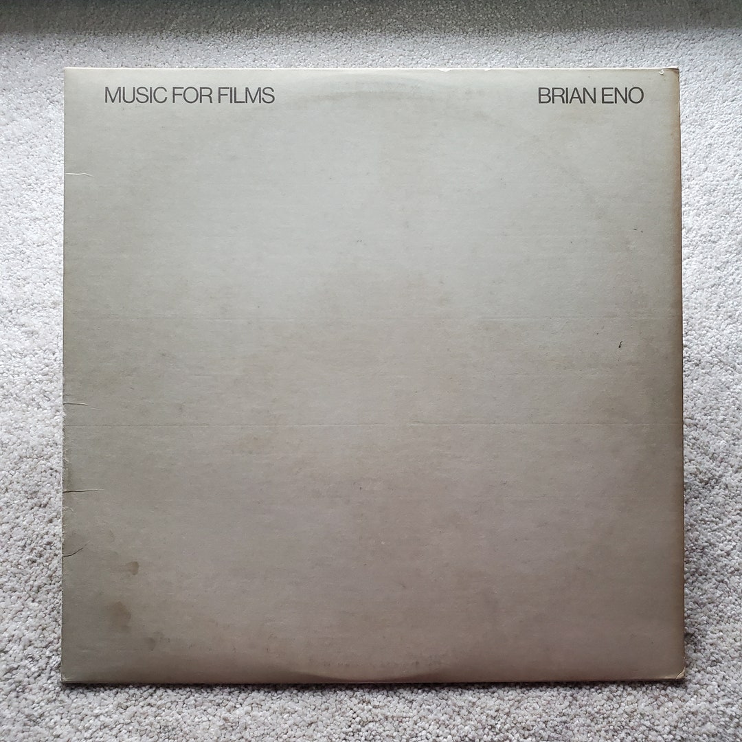 Vinyl Brian Eno – Music for Films Lp - 1982 Reissue 'EGS 105' VG+/VG+ W ...