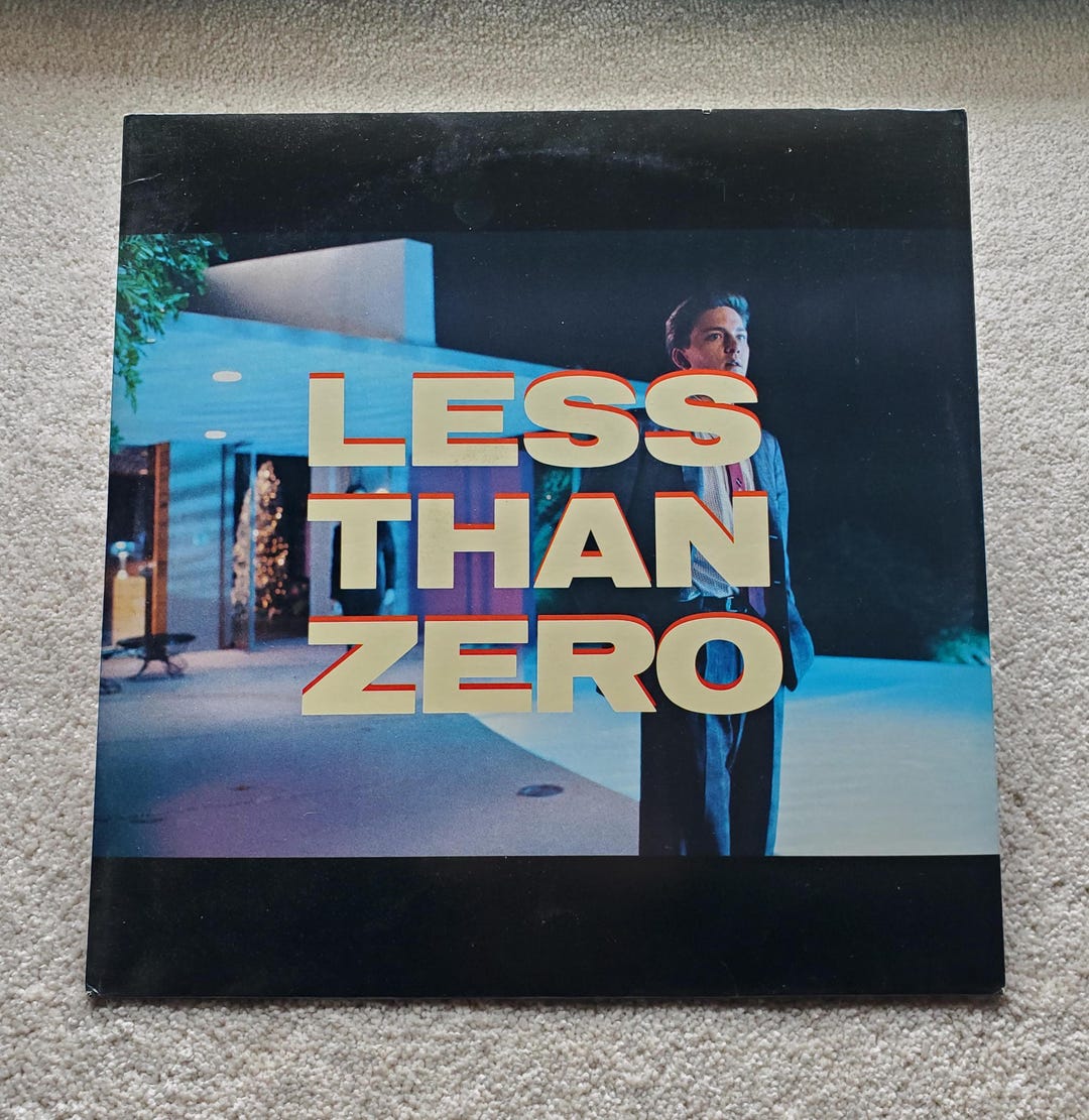 Vinyl Less Than Zero Soundtrack Lp - 1987 Original EX/EX W/ Def Jam ...