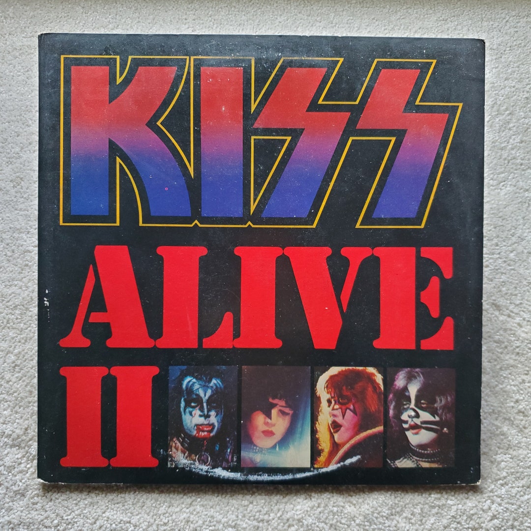 Vinyl Kiss Alive II 2xlp 1977 Original VG/VG W/ Printed Inners Booklet ...
