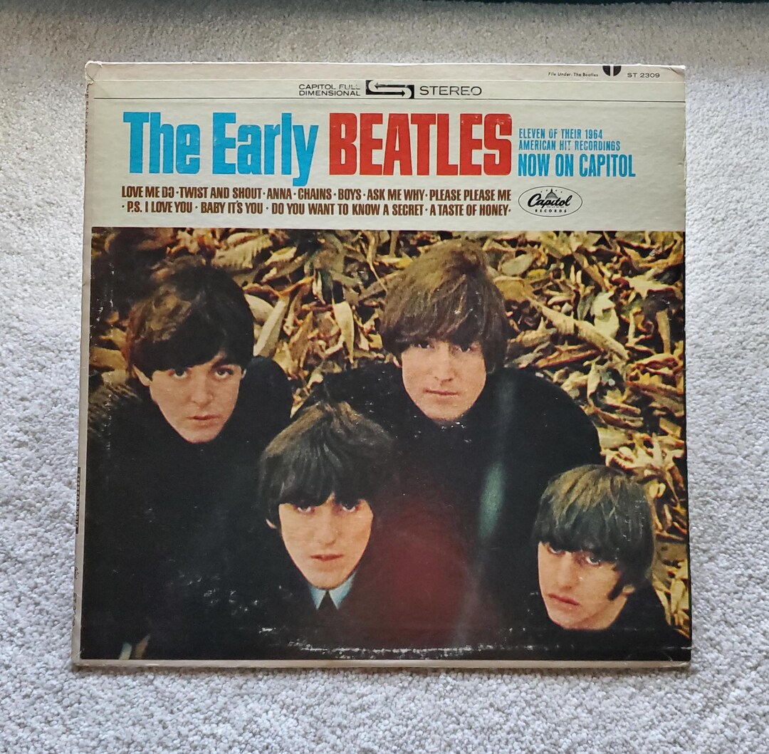 Vinyl the Beatles – the Early Beatles Lp - 1971 Reissue VG+/VG Apple ...
