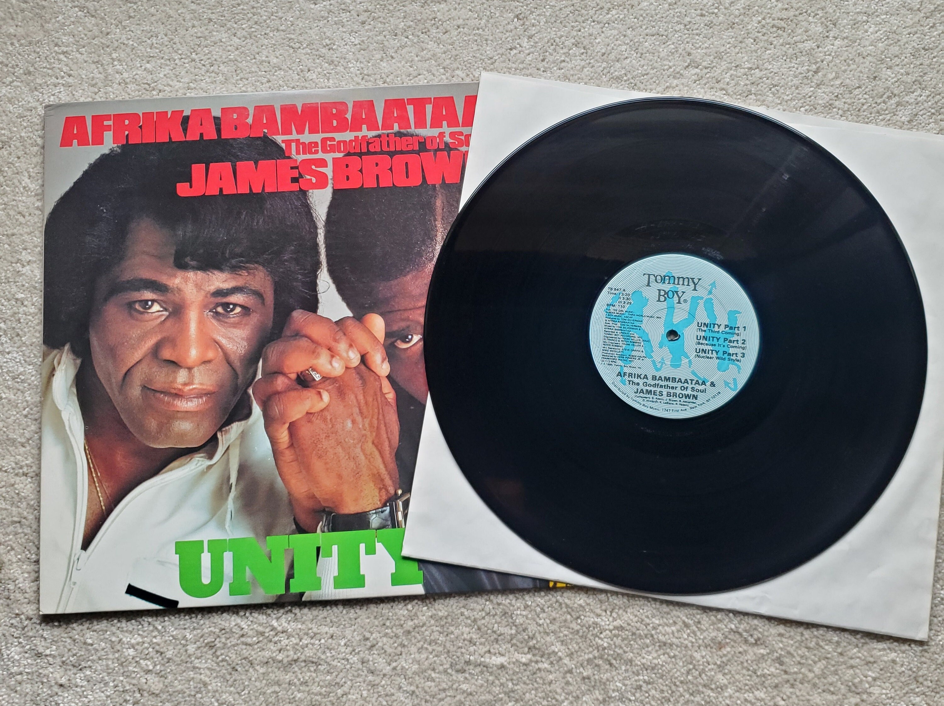 Vinyl Afrika Bambaataa & the Godfather of Soul James Brown - Etsy