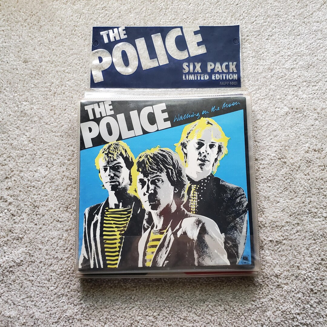 Vinyl the Police (7-inch) - Six Pack - 1980 Original VG+/NM Blue Vinyl ...