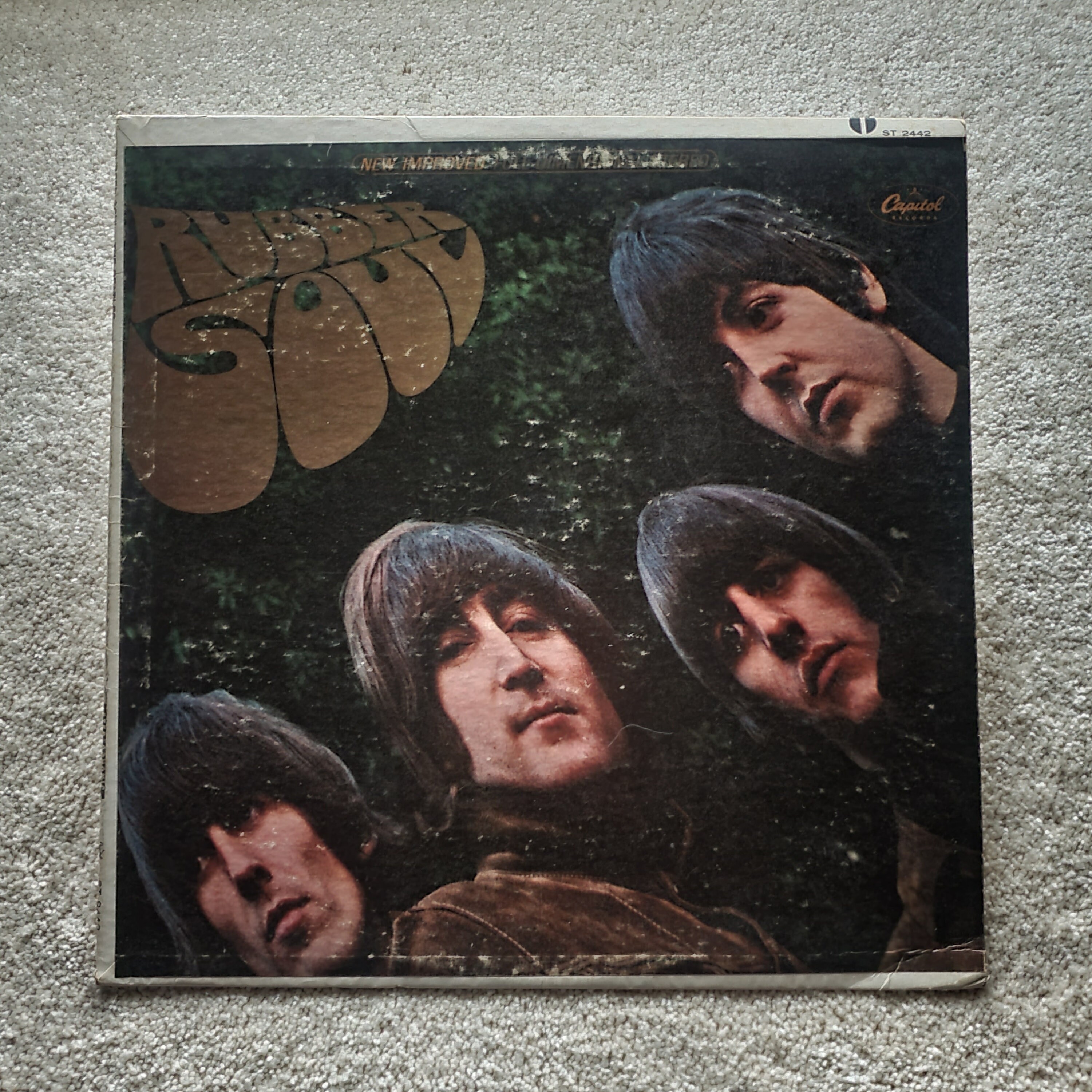 Vinyl the Beatles Rubber Soul Lp 1968 Repress - Etsy