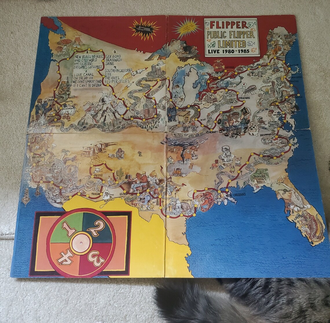 RARE Flipper Yellow & Blue Vinyl Public Flipper Limited | Etsy