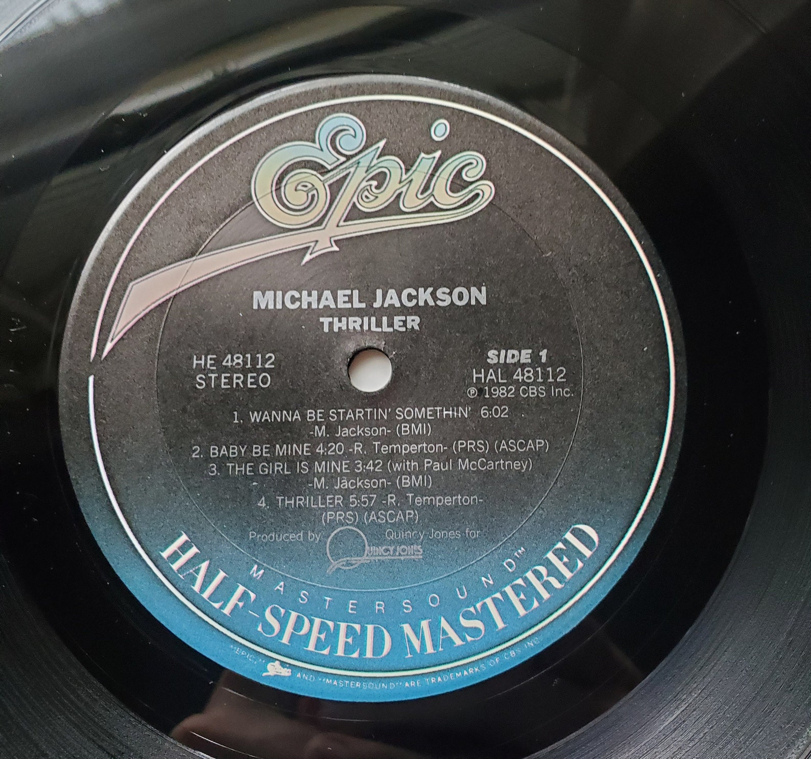 RARE Michael Jackson half-speed Vinyl Thriller Lp 1982 - Etsy