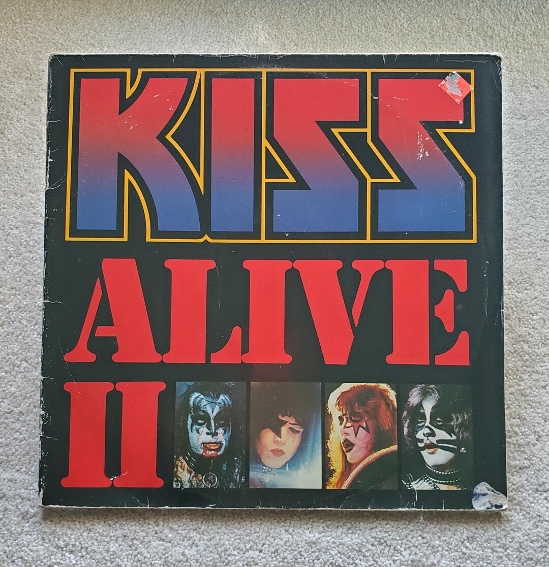 Rare Vinyl Kiss Alive II 2xlp West German Reissue W/ Censored Cover VG ...