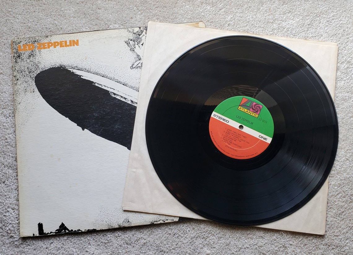 Rare Vinyl Led Zeppelin Led Zeppelin Lp 1972 Reissue 'SD - Etsy