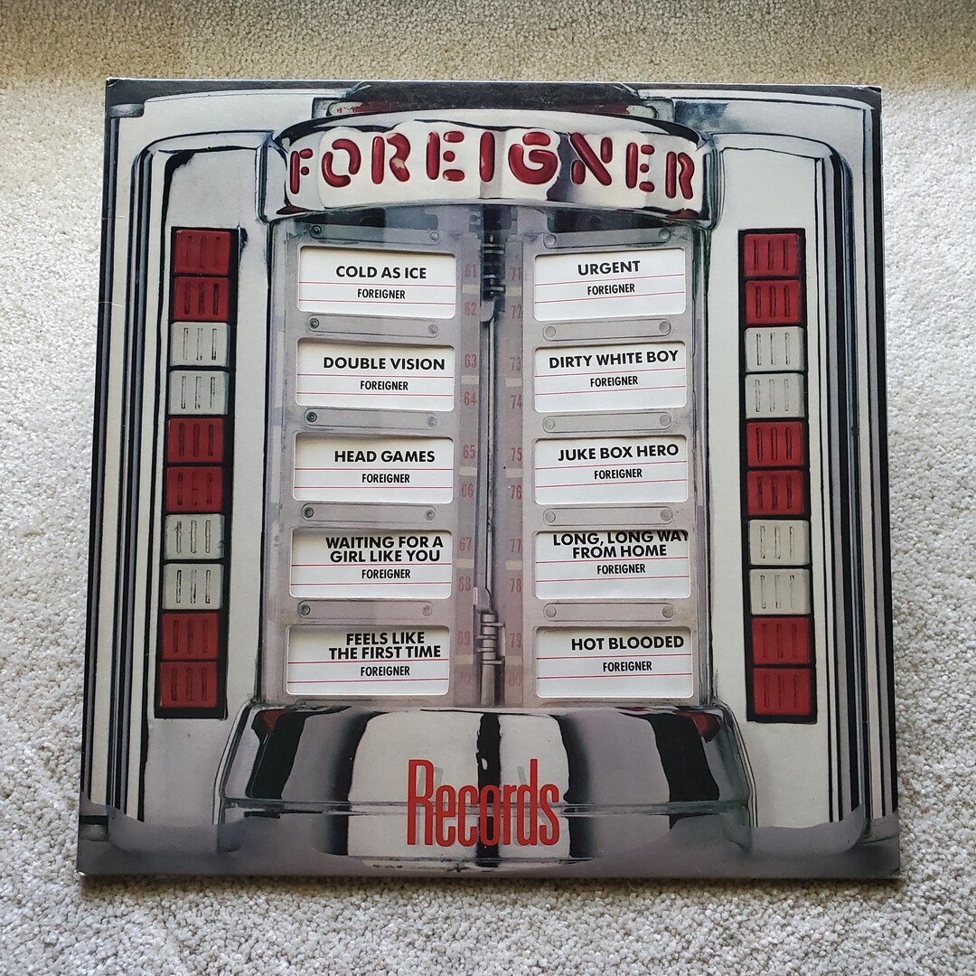 Vinyl Foreigner Records Lp 1982 Original VG/VG W/ Die-cut Gatefold ...