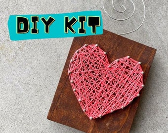 Heart String Art - Etsy