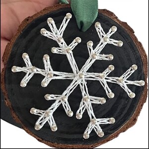 Christmas DIY Kit | Ornament Craft | Snowflake Ornament | Kid Craft Kit ...