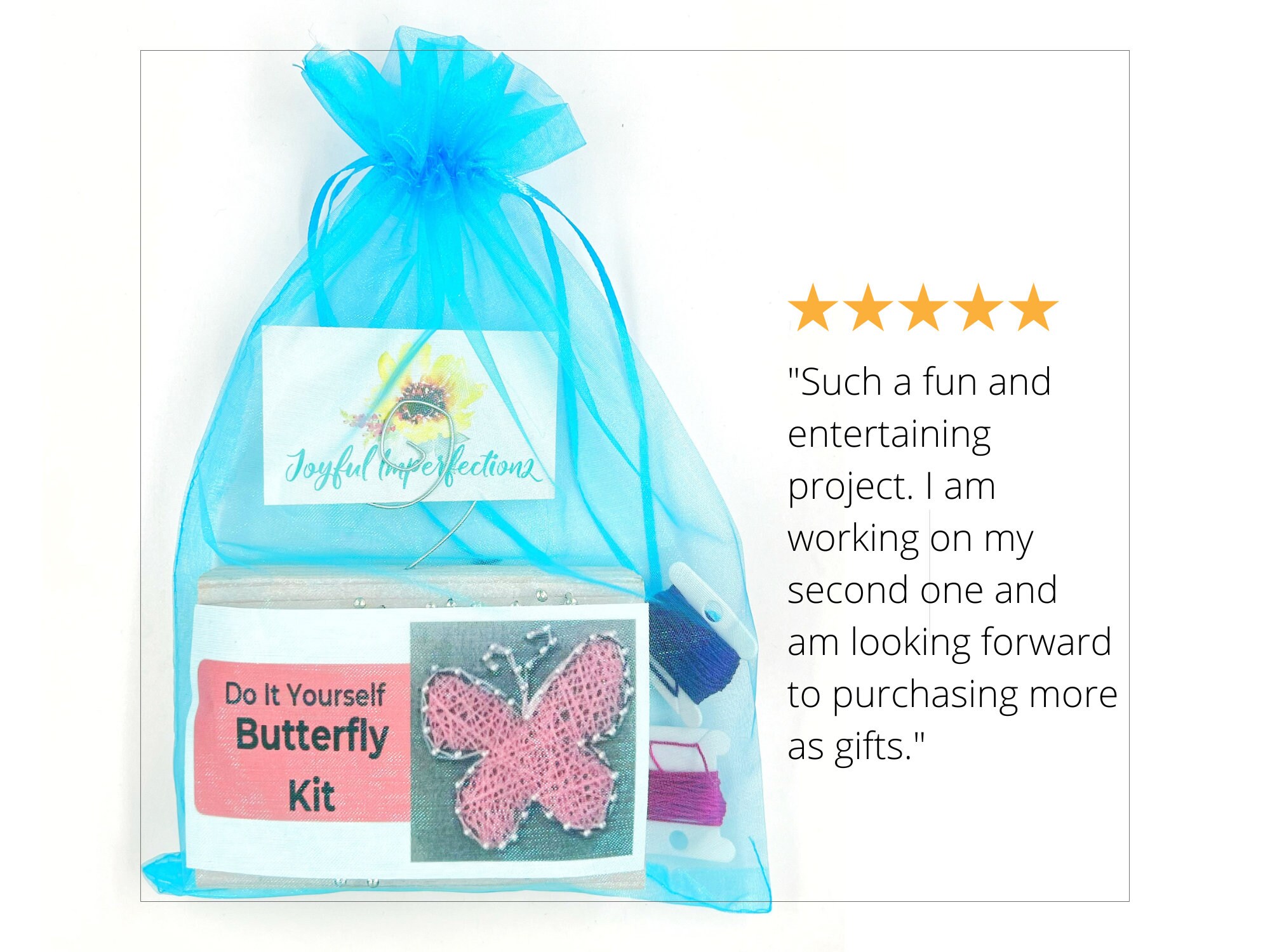 Butterfly String Art Kit Butterfly Theme Party Favor Cute - Etsy