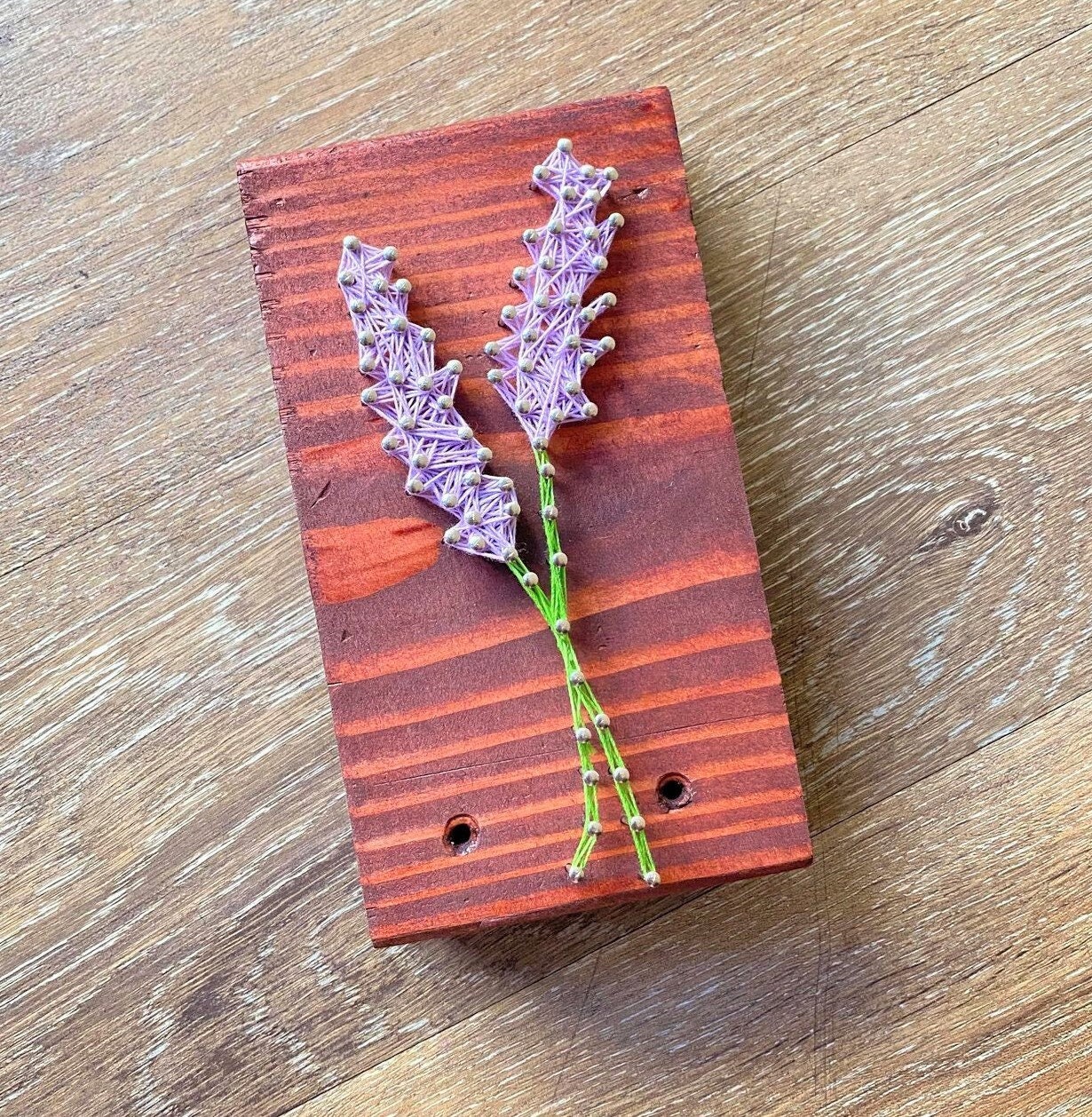 Lavender String Art, Desk Accessories for Women, Floral Desk ...