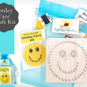 Smiley Face String Art DIY Kit | Smiley Face Craft Kit | Groovy ...
