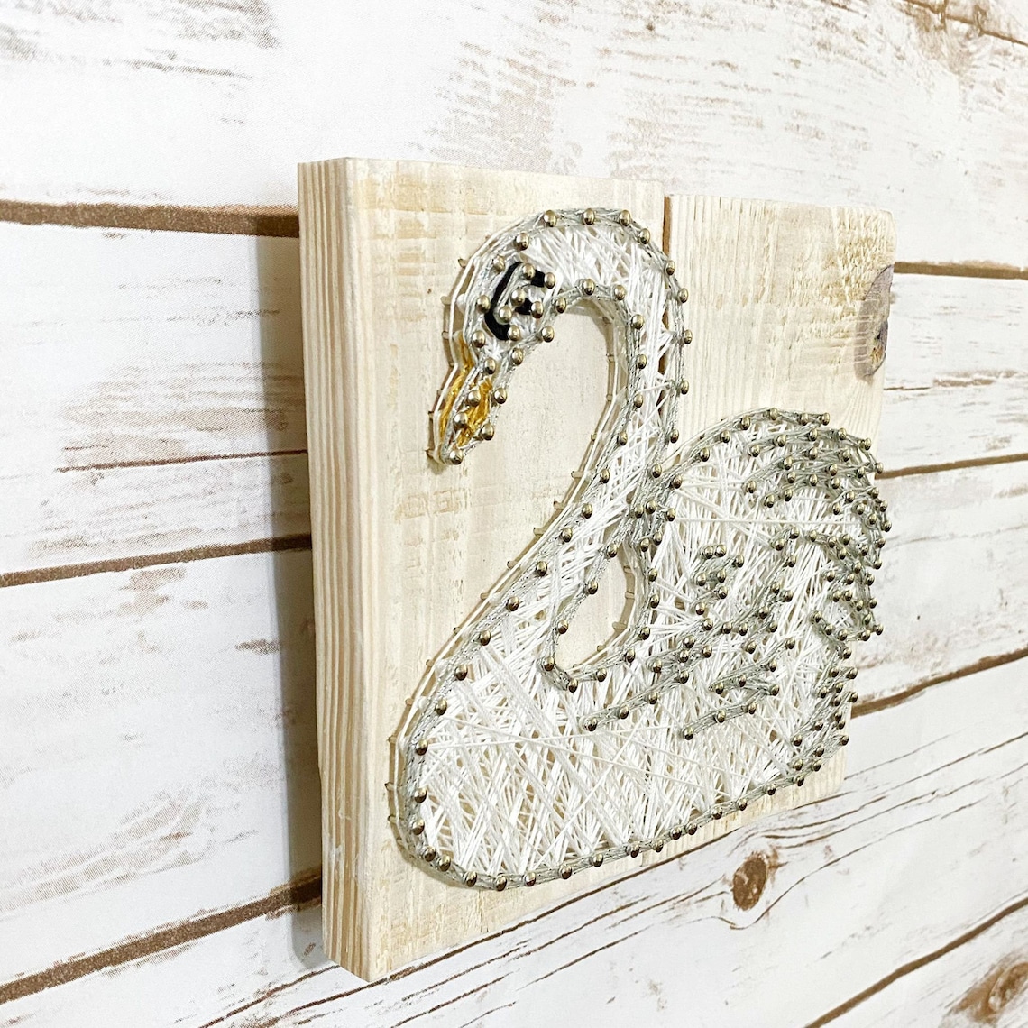 Swan Wall Decor Elegant Swan Art Rustic Swan Art Swan | Etsy