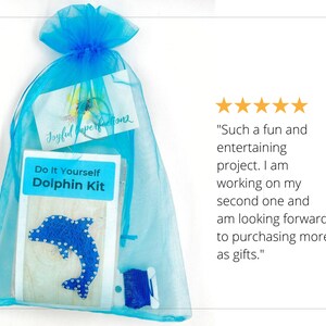 Dolphin Craft Kit Summer Craft for Kids Summer Activity Ideas Ocean ...