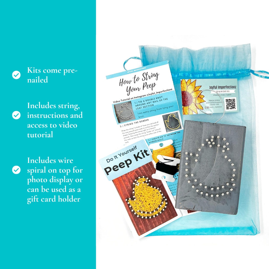 Peep Craft Easter Basket Idea Kid Craft Kits Non-candy Easter Activity ...