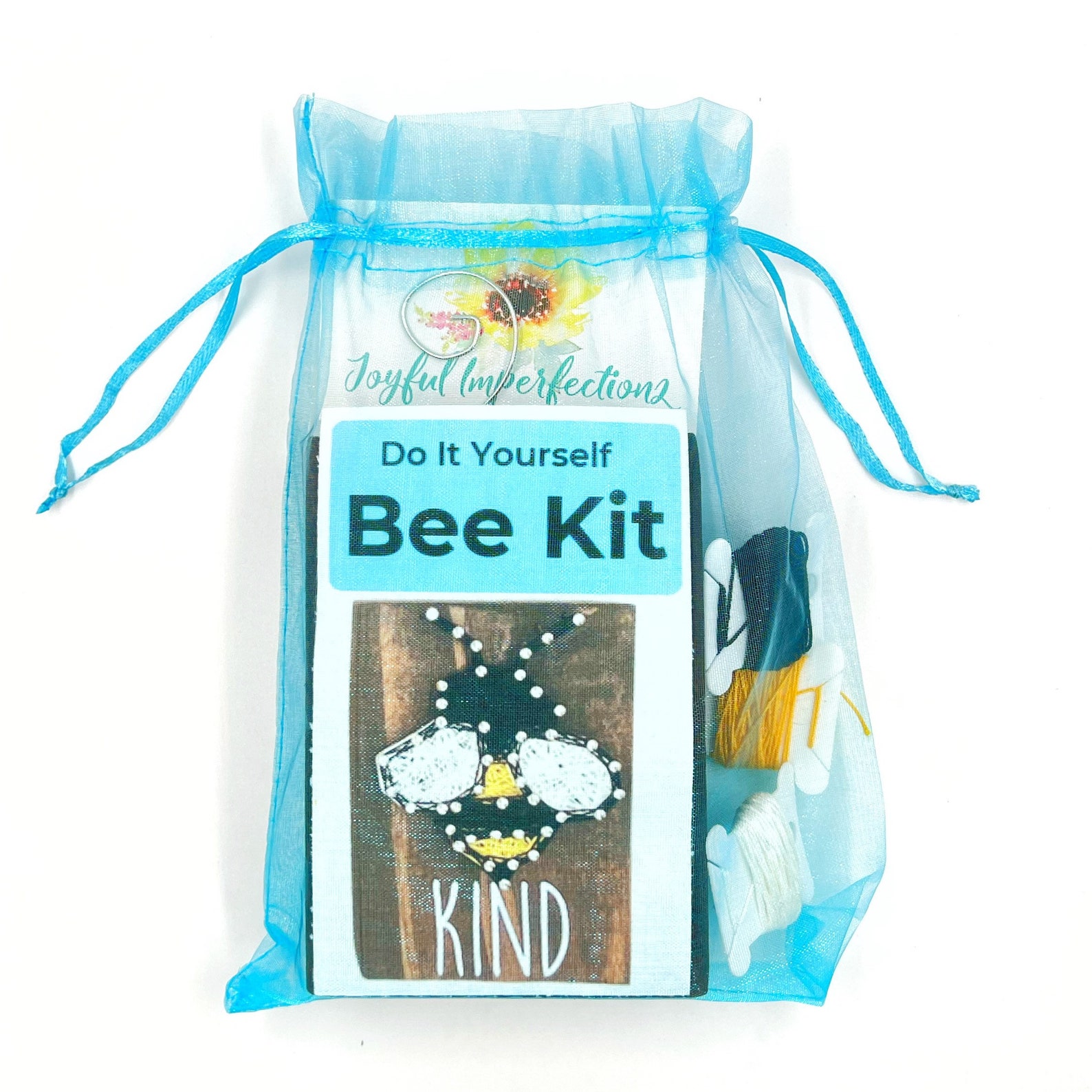 Bee Happy String Art | Bee Craft Kit | Kid DIY Kit | Bee Happy Photo ...