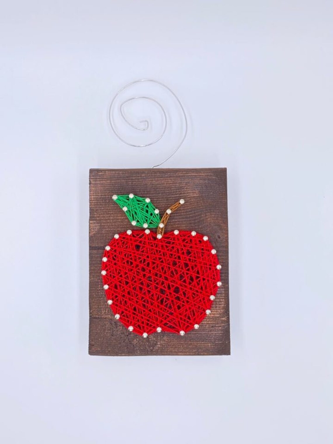 Mini Apple String Art Apple Teacher Gift Unique Photo - Etsy