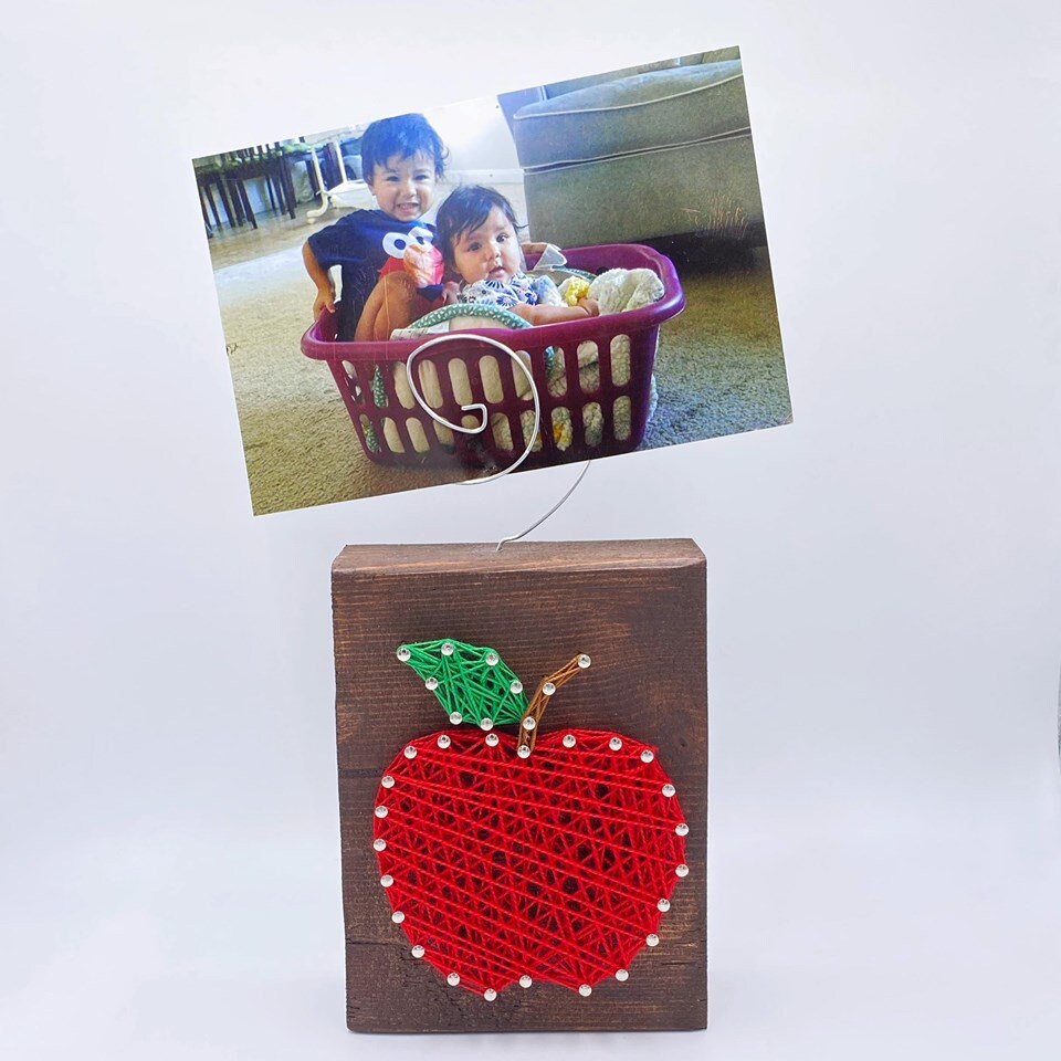 Mini Apple String Art DIY Kit Apple Teacher Gift Unique - Etsy