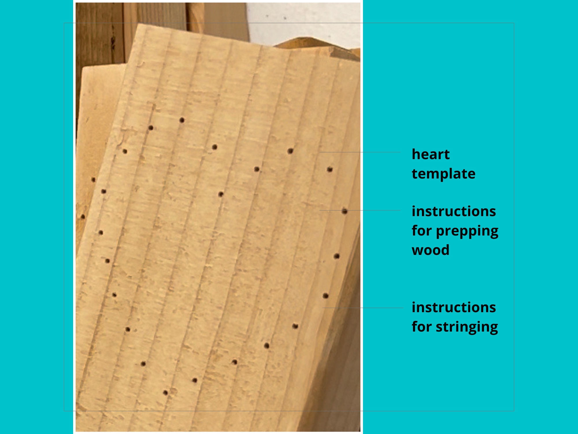 String Art Heart Pattern Heart Craft Kit DIY Heart Pattern Download - Etsy