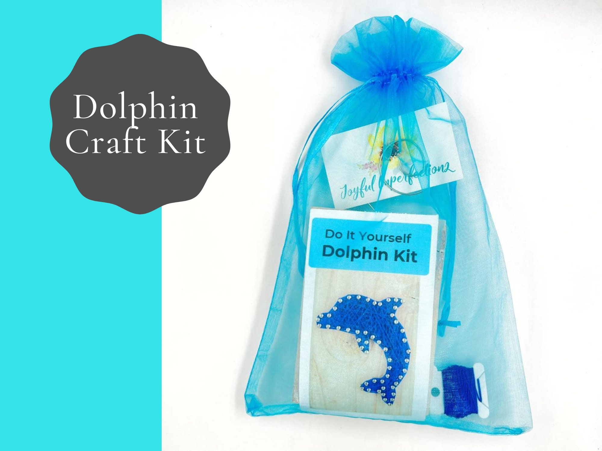 Dolphin Craft Kit Summer Craft for Kids Summer Activity Ideas Ocean ...
