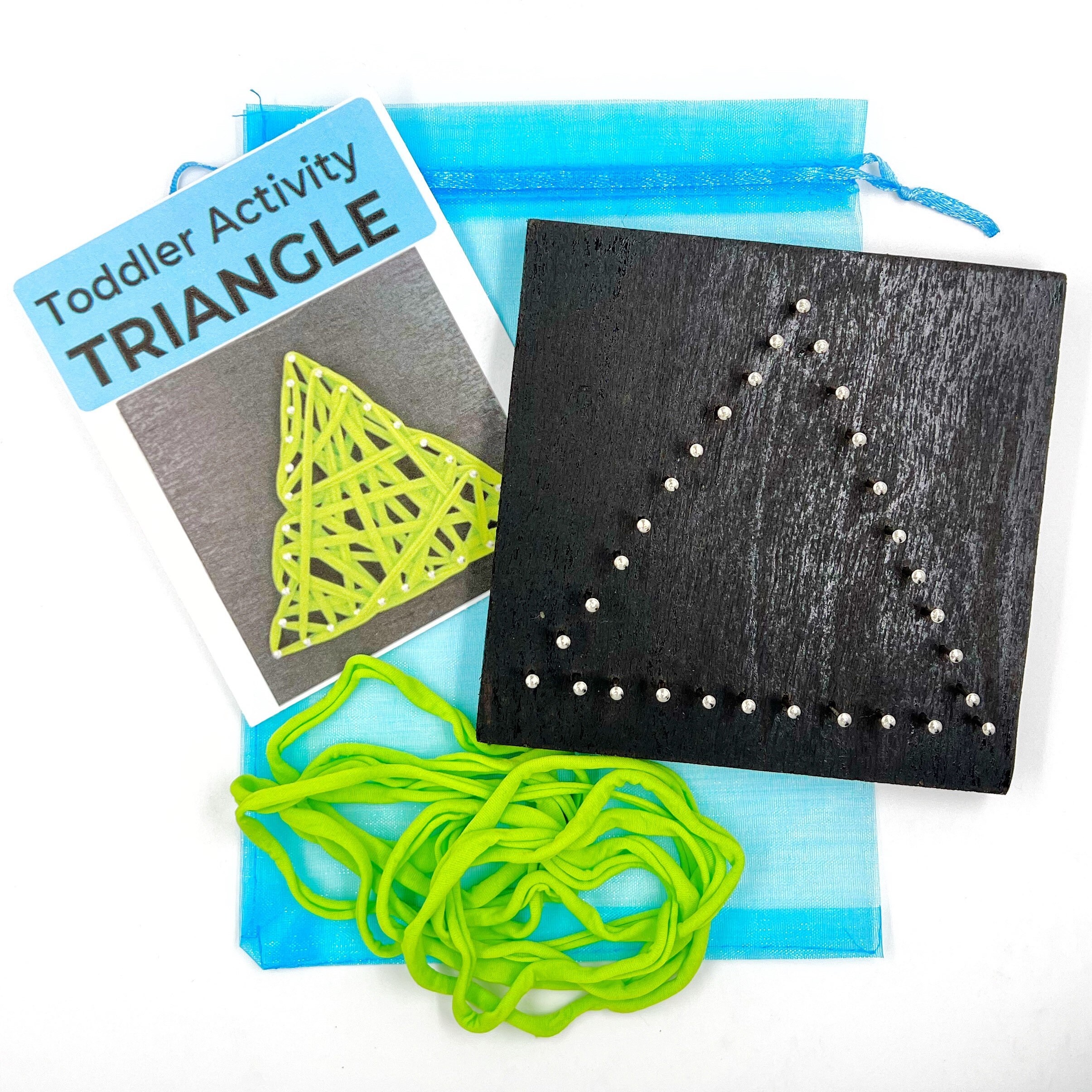 Triangle Busy Block Toddler Busy Board Toddler Shape Activity Preschool ...