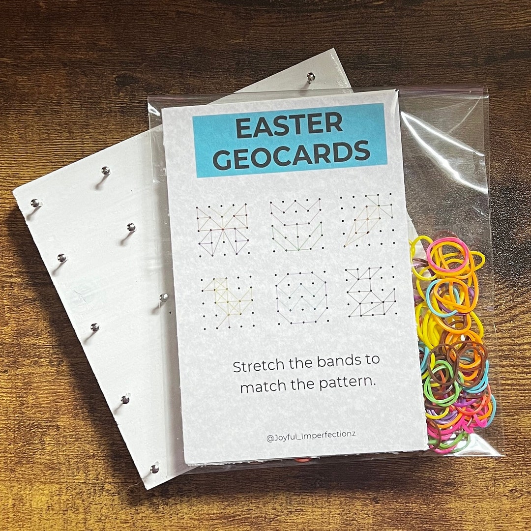 Geoboard Activity Educational Craft Kit for Hand-eye Coordination ...