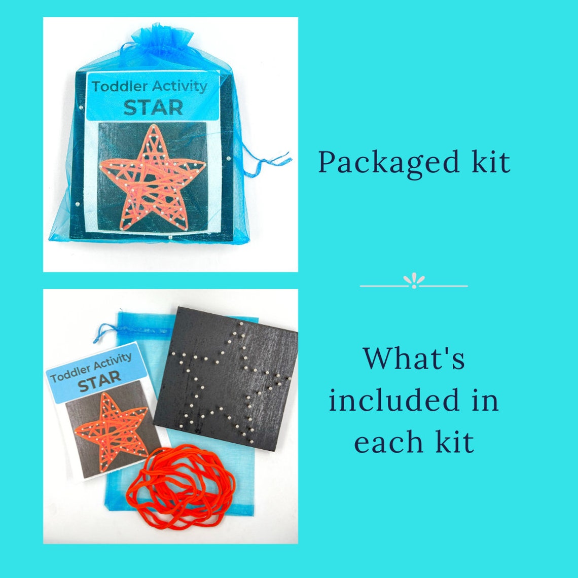 Star Busy Block Toddler Busy Board Toddler Shape Activity Preschool ...