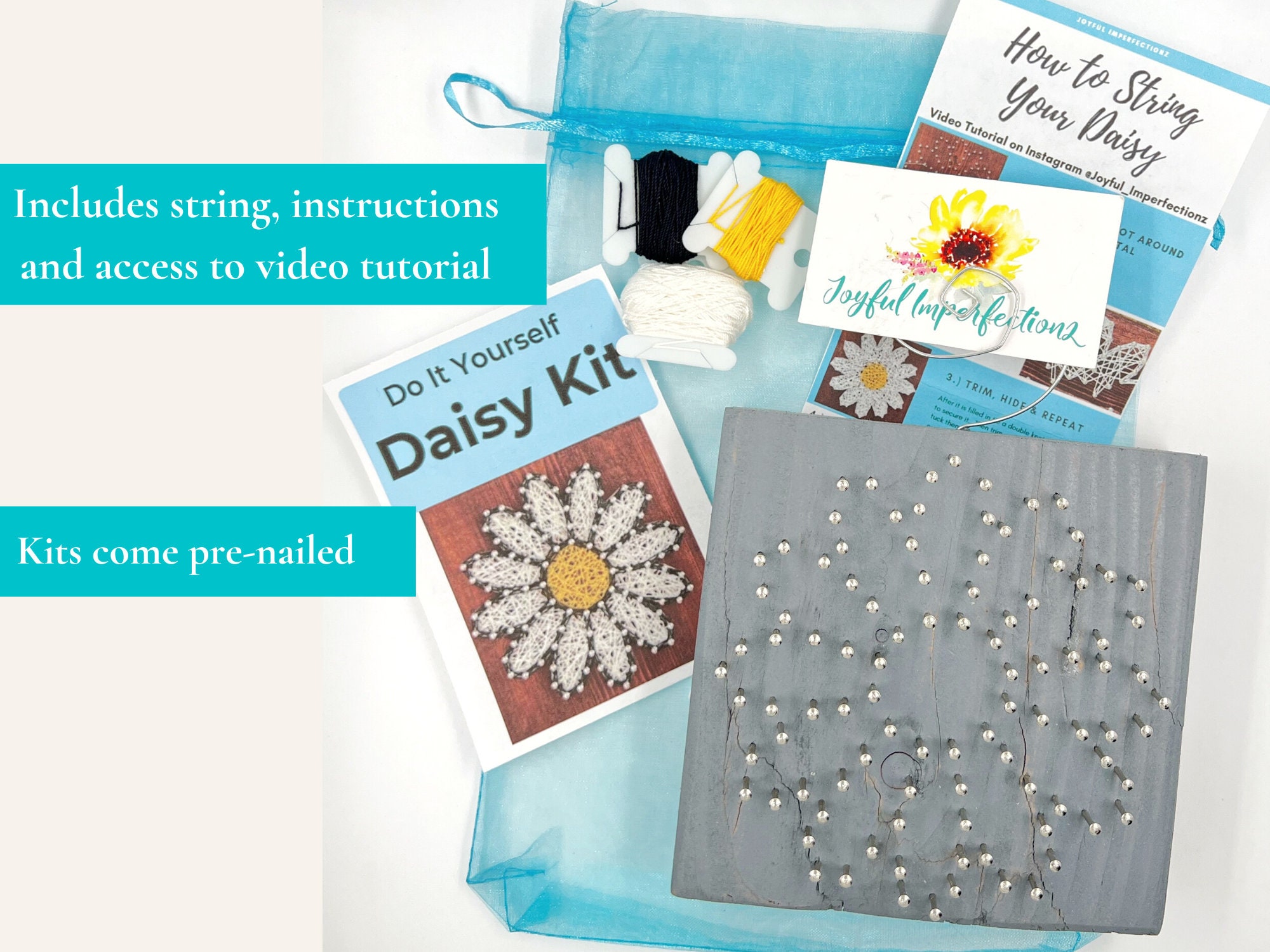 Daisy DIY Kit Groovy Daisy Craft Kit Groovy Birthday Party Groovy ...
