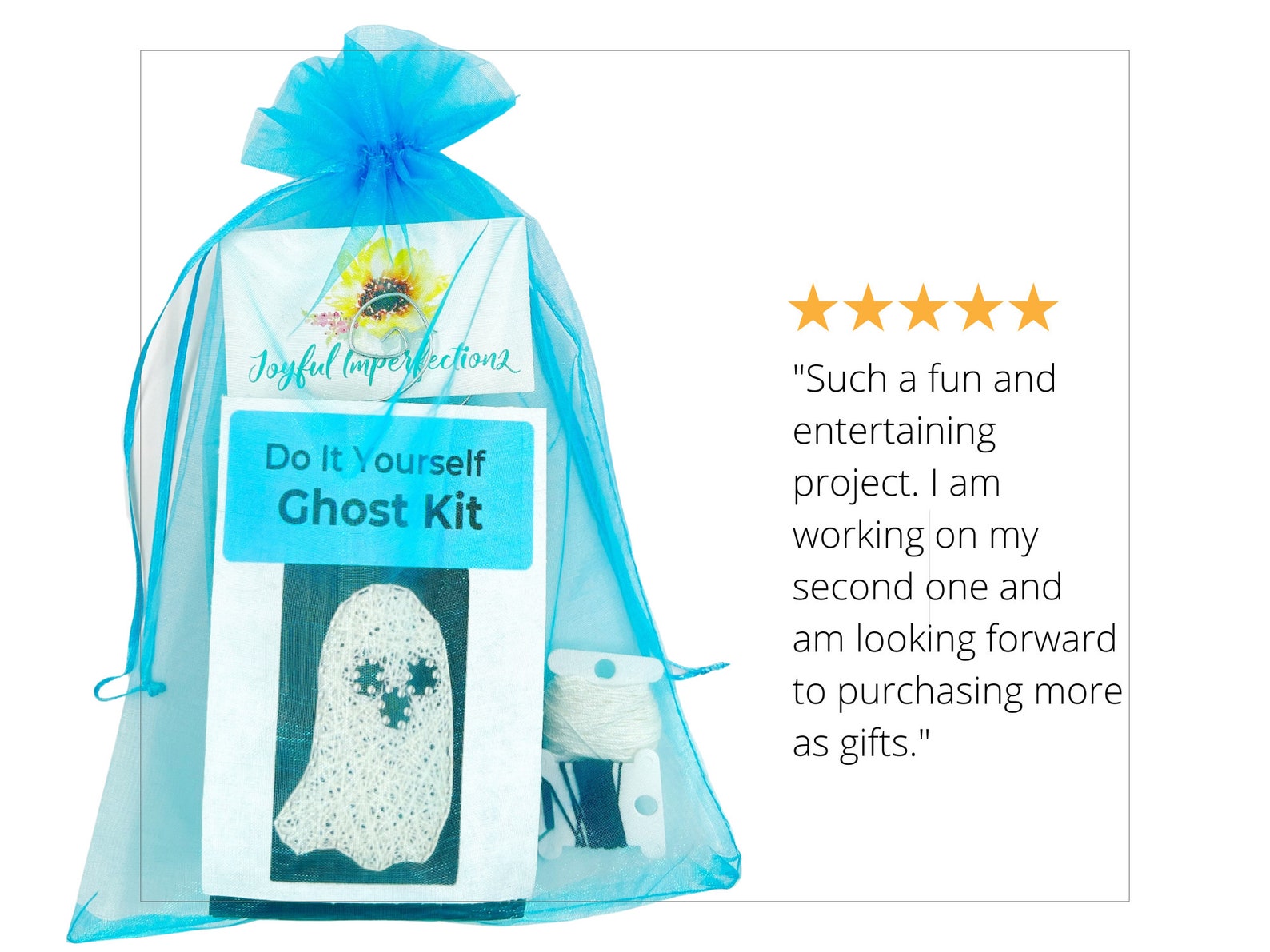 String Art Ghost Kit | Ghost DIY Kit | Halloween Kid Craft | Spooky ...