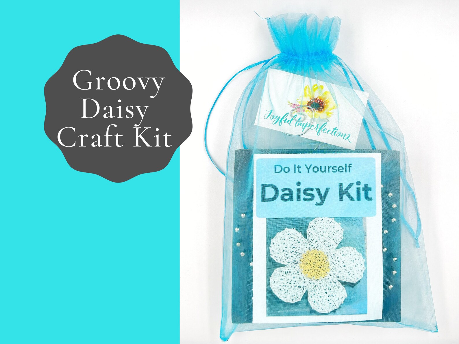 Groovy Daisy DIY Kit Groovy Daisy Craft Kit Groovy - Etsy
