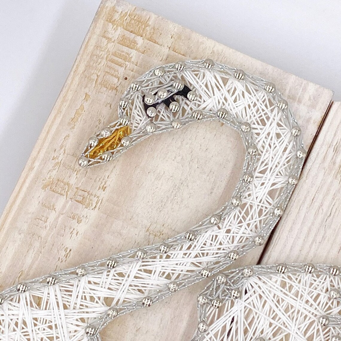 Swan Wall Decor Elegant Swan Art Rustic Swan Art Swan | Etsy