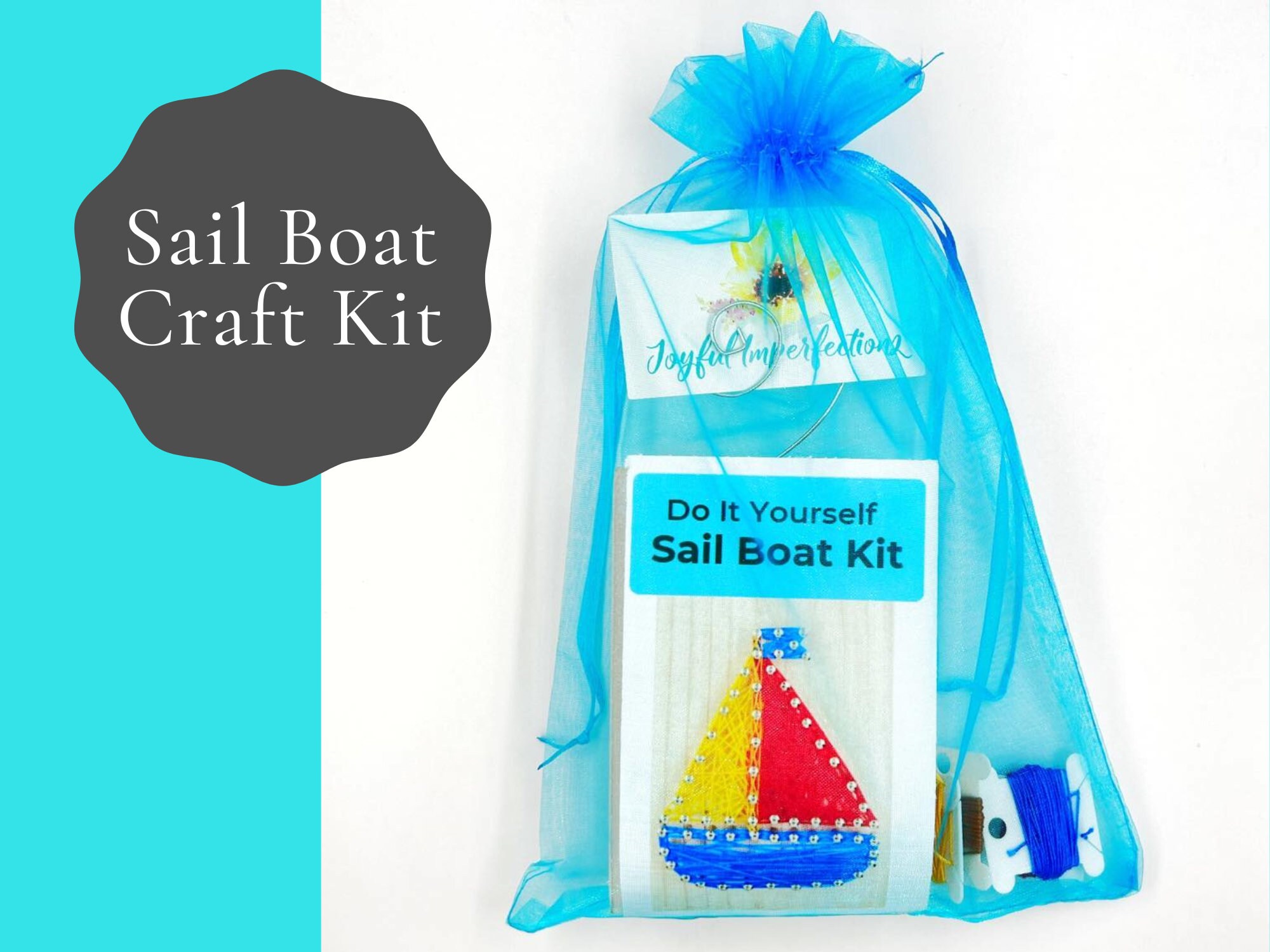 Sailboat Craft Kit Summer Craft for Kids Summer Activity - Etsy