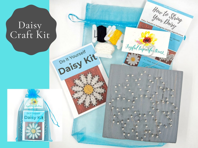 Daisy DIY Kit Groovy Daisy Craft Kit Groovy Birthday Party - Etsy