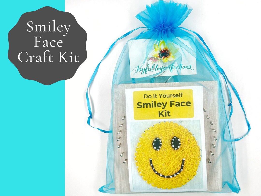 Smiley Face String Art DIY Kit | Smiley Face Craft Kit | Groovy ...