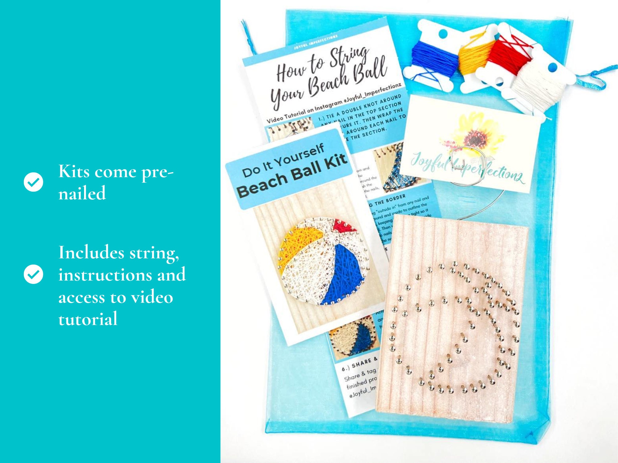 Beach Ball Craft Kit Summer Craft for Kids Summer Activity Ideas Beach ...