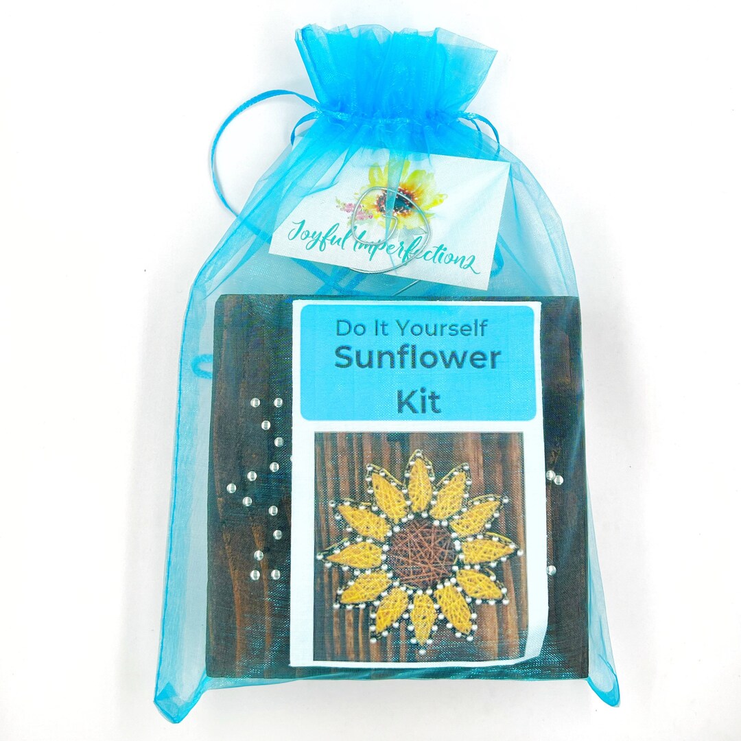 Sunflower DIY Kit Flower Craft Kit Sunflower Craft Kit - Etsy