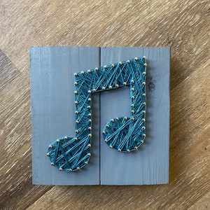 Music Note String Art Sign, Music Room Decor, Classroom Decor, Music ...