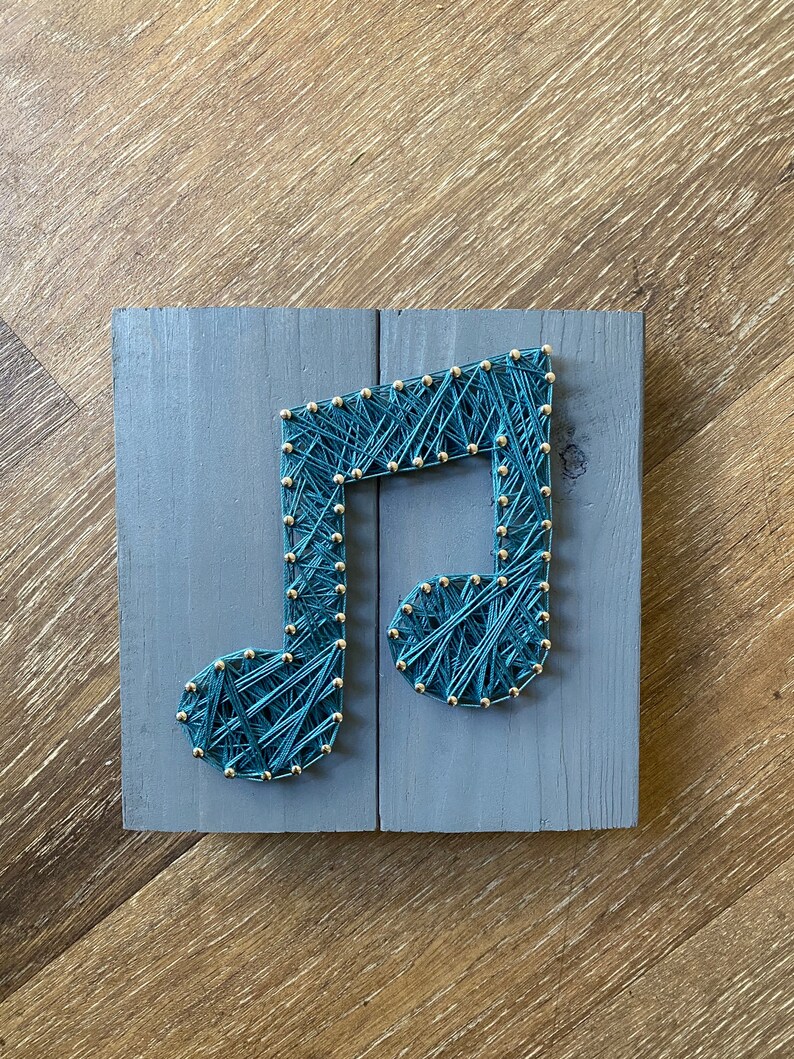 Music Note String Art Sign, Music Room Decor, Classroom Decor, Music ...