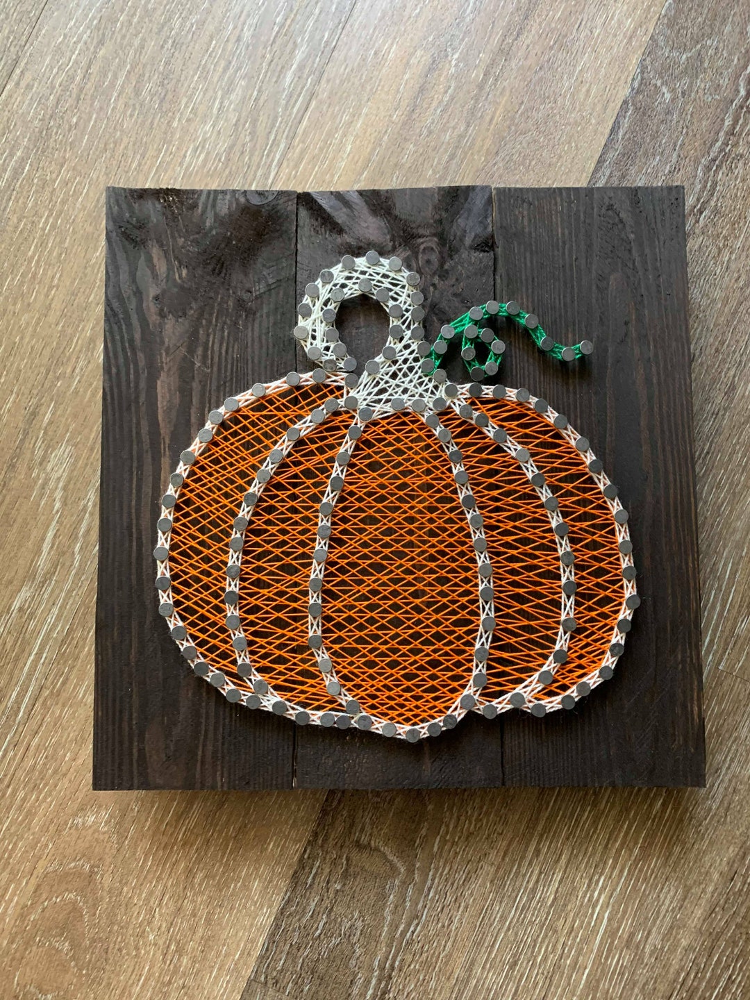 Pumpkin String Art, Wood Pumpkin Decoration, Pumpkin Wall Art, Fall ...